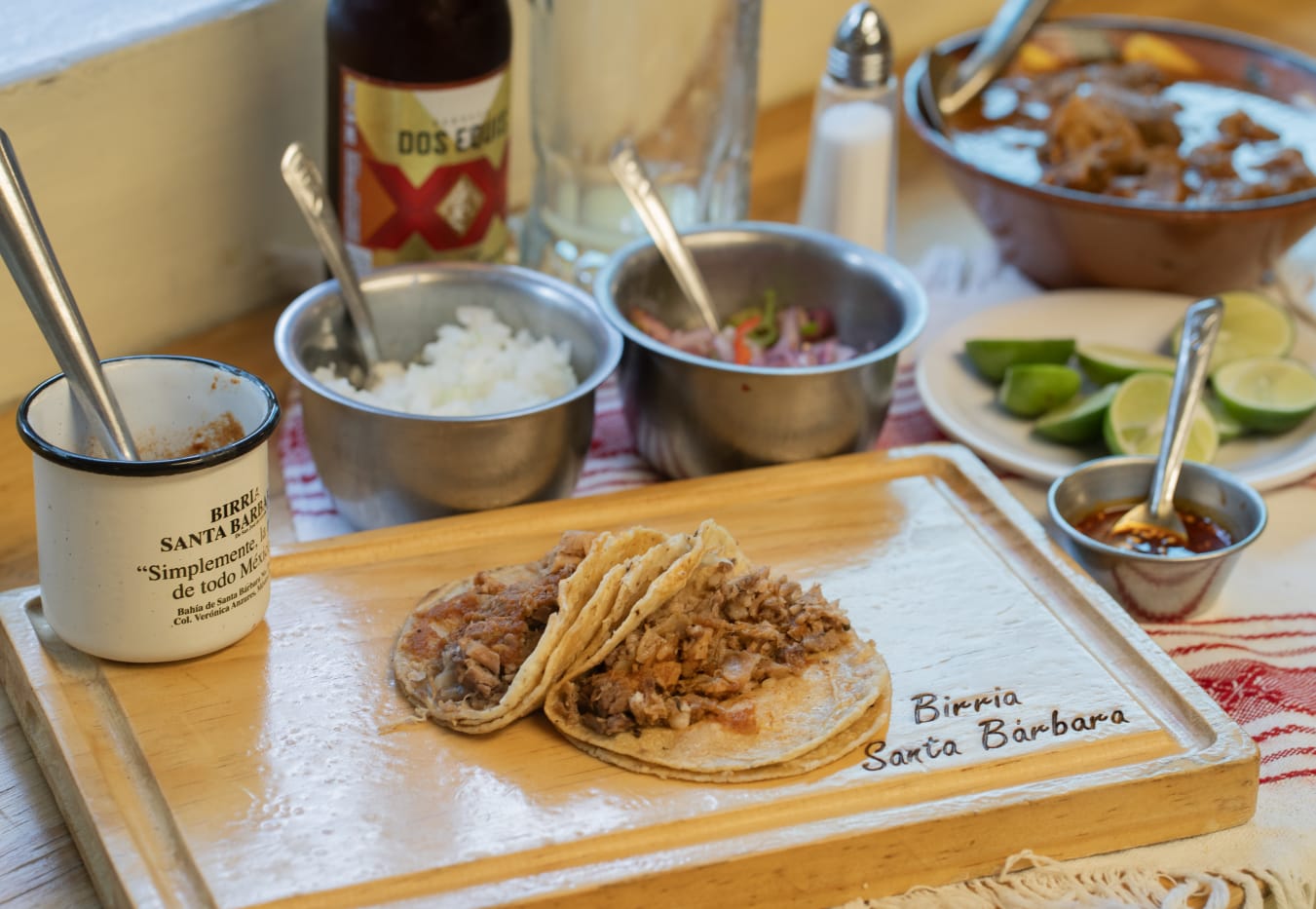 Menú - Birria Santa Bárbara
